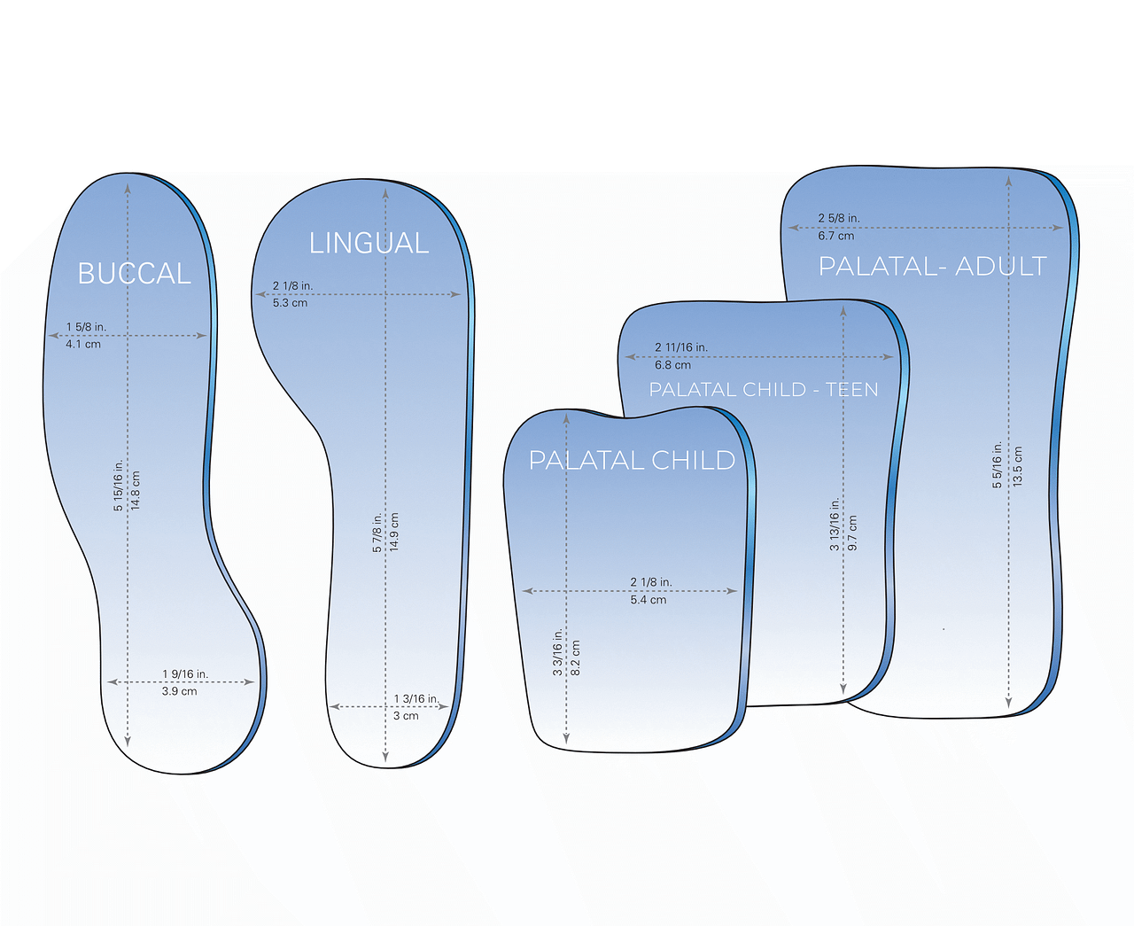 Intra Oral Glass Photography Mirrors - Ortho Arch