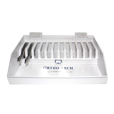 Horizontal Plier Rack w/ Cover (12 Pliers) - Ortho Arch