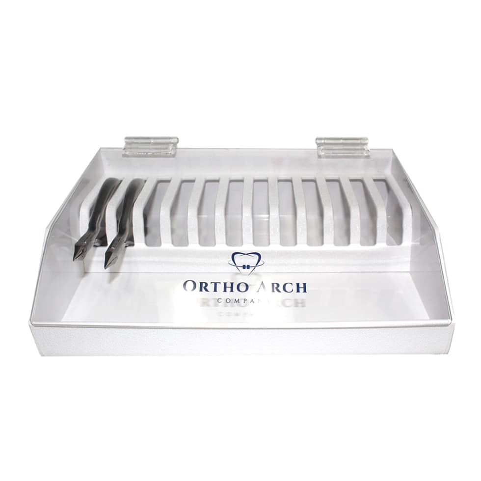 Horizontal Plier Rack w/ Cover (12 Pliers) - Ortho Arch
