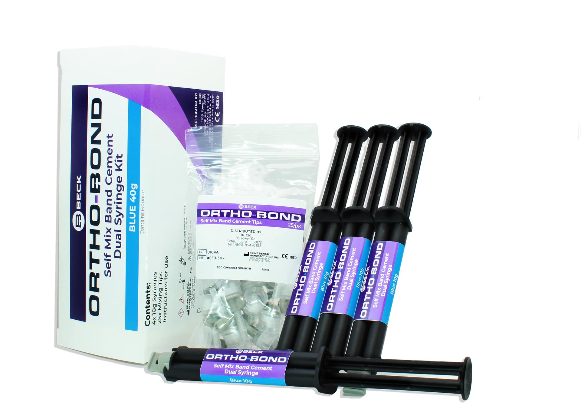 ORTHO-BOND Self Mix Band Cement Dual Syringe Kit - Ortho Arch